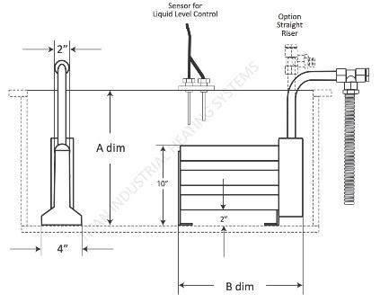 Electric L-Shaped Bottom Immersion Heater CWT-3-528 | Electric L-Shaped ...