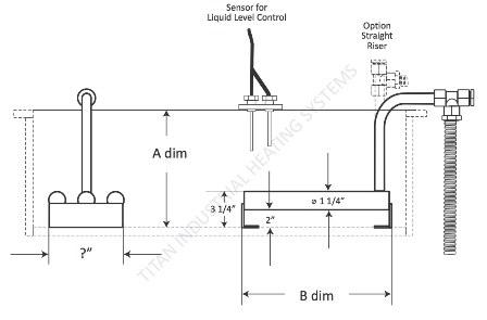 Electric L-Shaped Bottom Immersion Heater CNBT-3-174 | Electric L ...